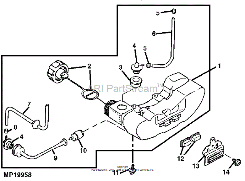 07784 - Filler Cap fits JOHN DEERE