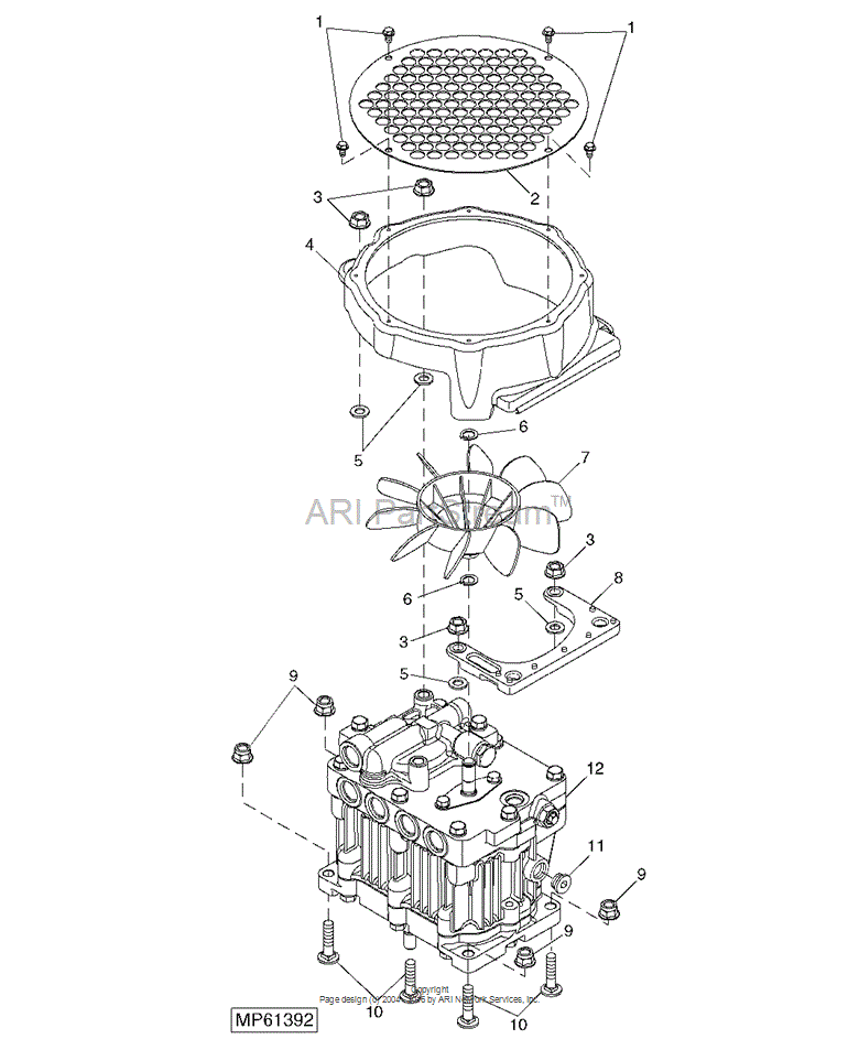 TCA18087 - HYDRAULIC PUMP fits JOHN DEERE
