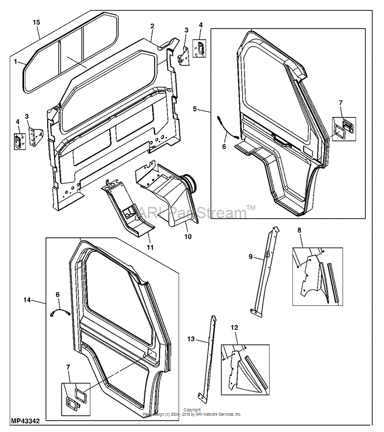 BM22867 - Kit fits JOHN DEERE