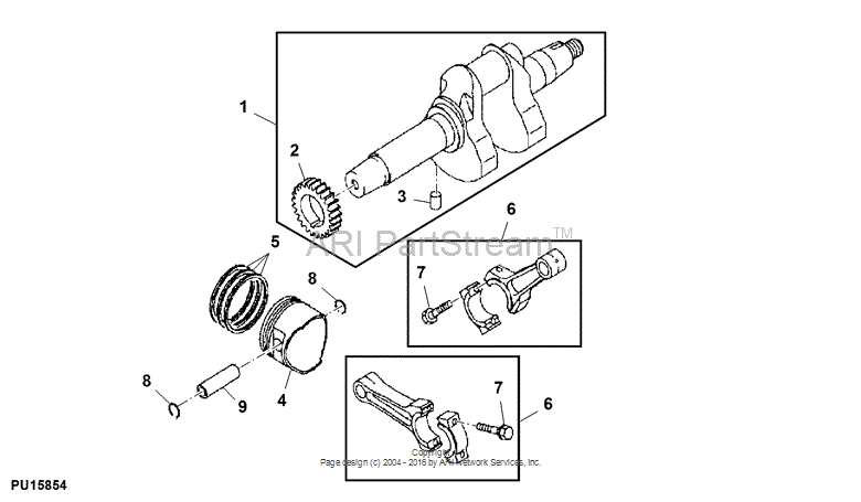 AM133731 - CONN ROD fits JOHN DEERE | Price: $41.17 Stock: Wisconsin