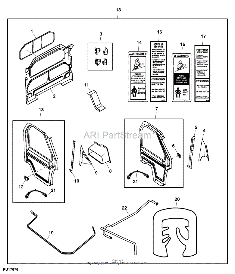 BM22867 - Kit fits JOHN DEERE