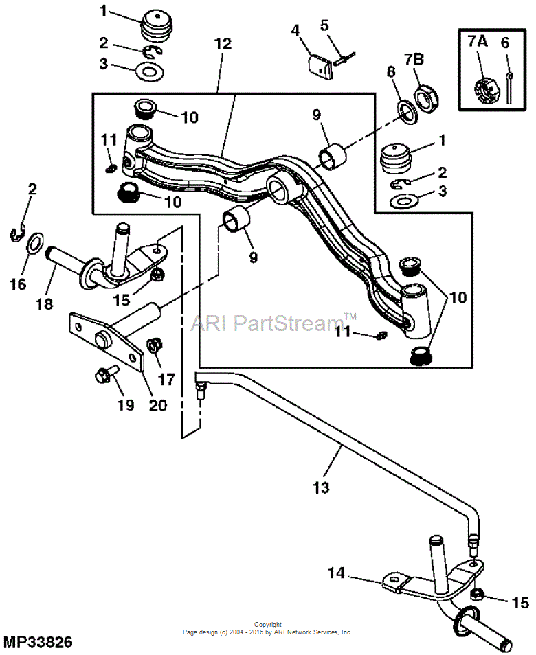 AM124680 - PIN FASTNER fits JOHN DEERE | Price: $15.39