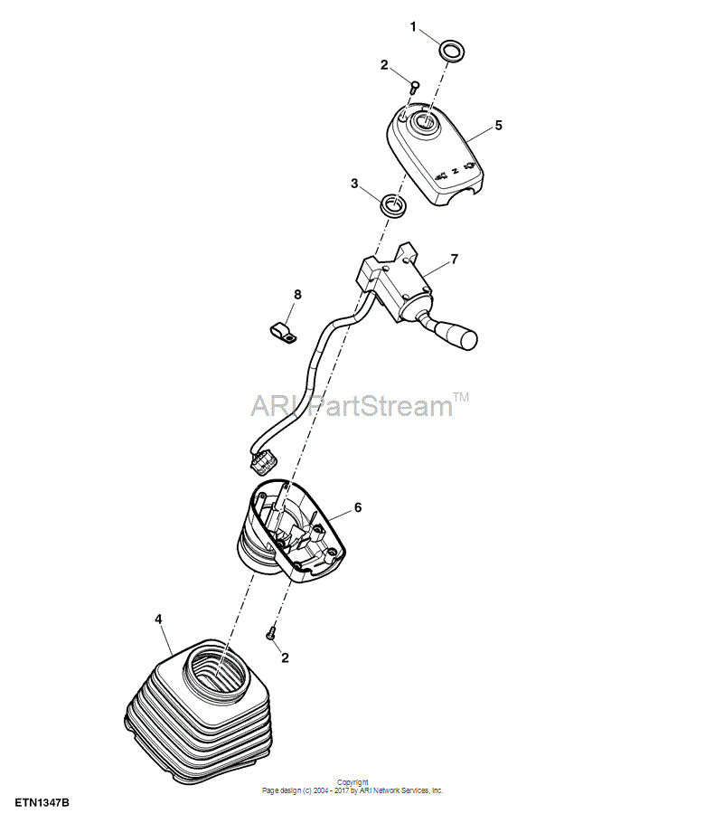 RE200375 - GEAR-SELECTOR fits JOHN DEERE
