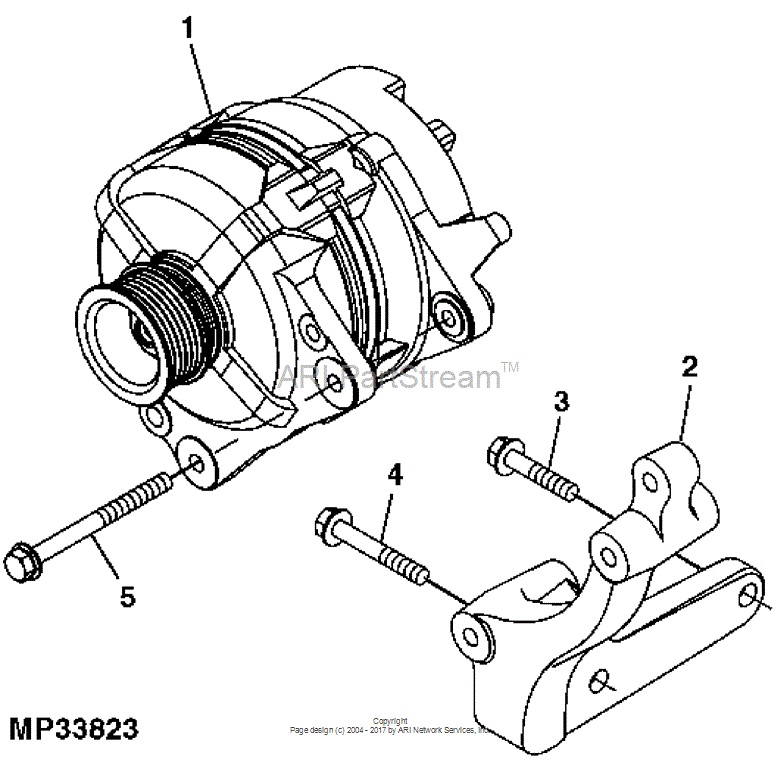 RE529377 - ALTERNATOR: 12V 70A fits JOHN DEERE | Price: $229.65 Stock ...