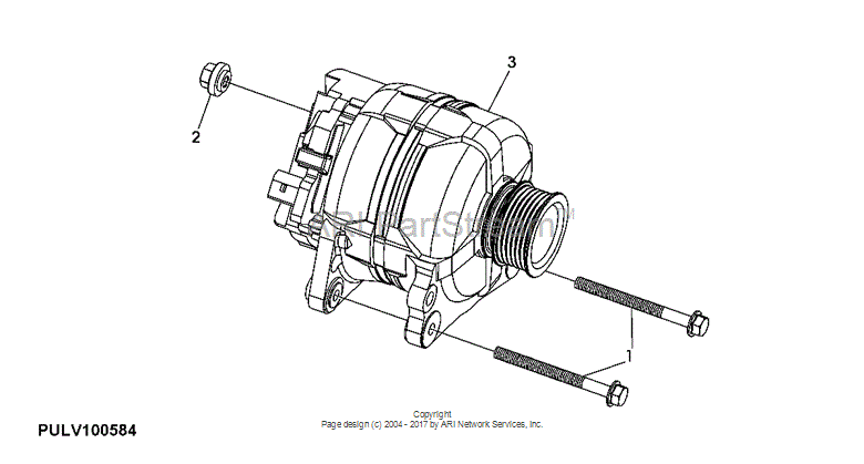 RE529377 - ALTERNATOR: 12V 70A fits JOHN DEERE | Price: $229.65 Stock ...