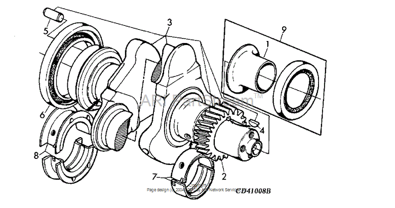 RE504638 - CRANKSHAFT BARE fits JOHN DEERE | Price: $808.89 Stock: Florida