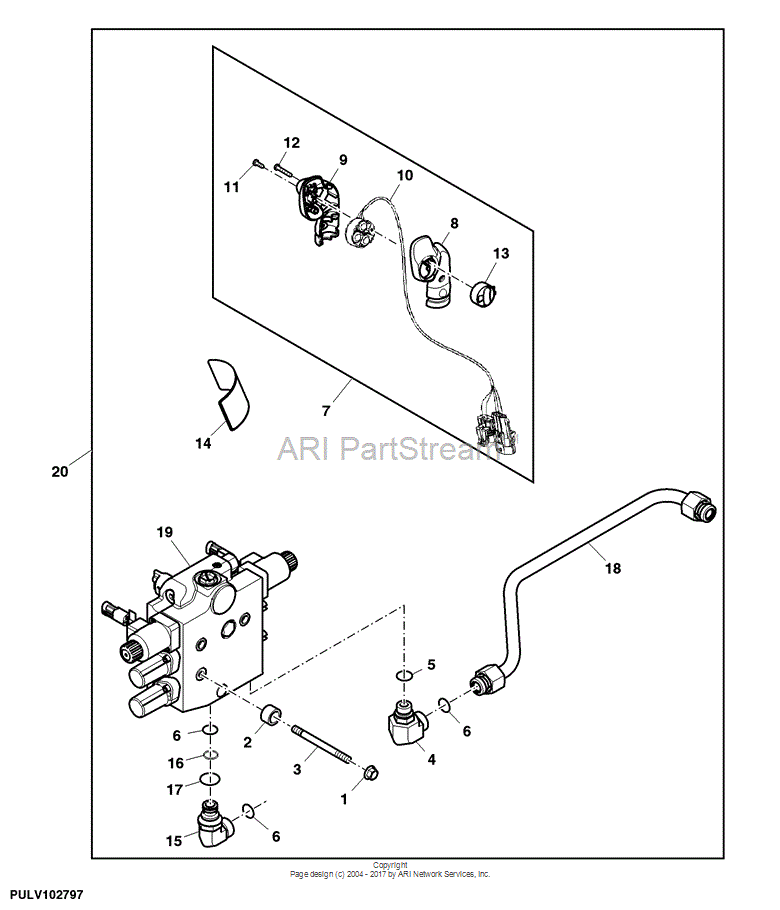 LVA13698 - HANDLE fits JOHN DEERE