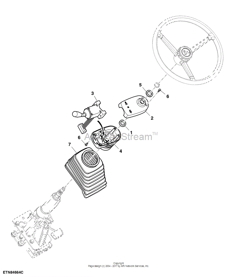 RE200375 - GEAR-SELECTOR fits JOHN DEERE