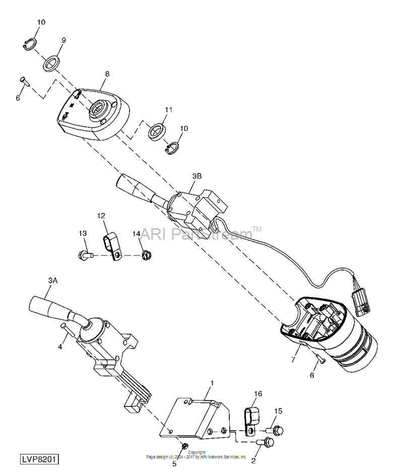 RE200375 - GEAR-SELECTOR fits JOHN DEERE