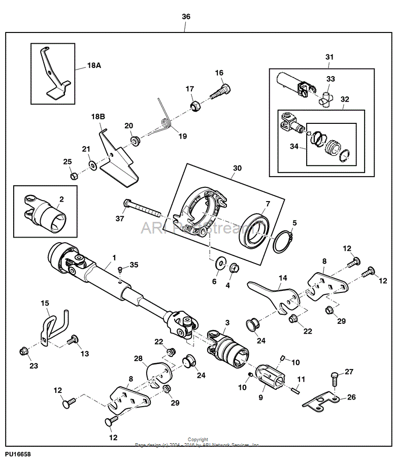 AM133971 - TREE fits JOHN DEERE