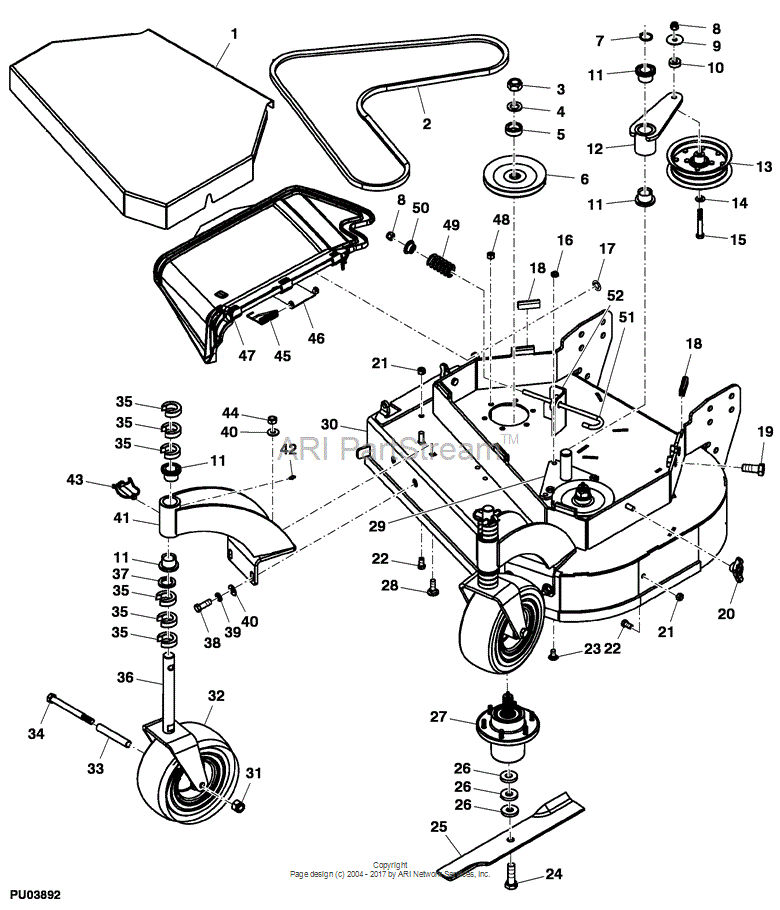 TCU29293 - Pulley fits JOHN DEERE