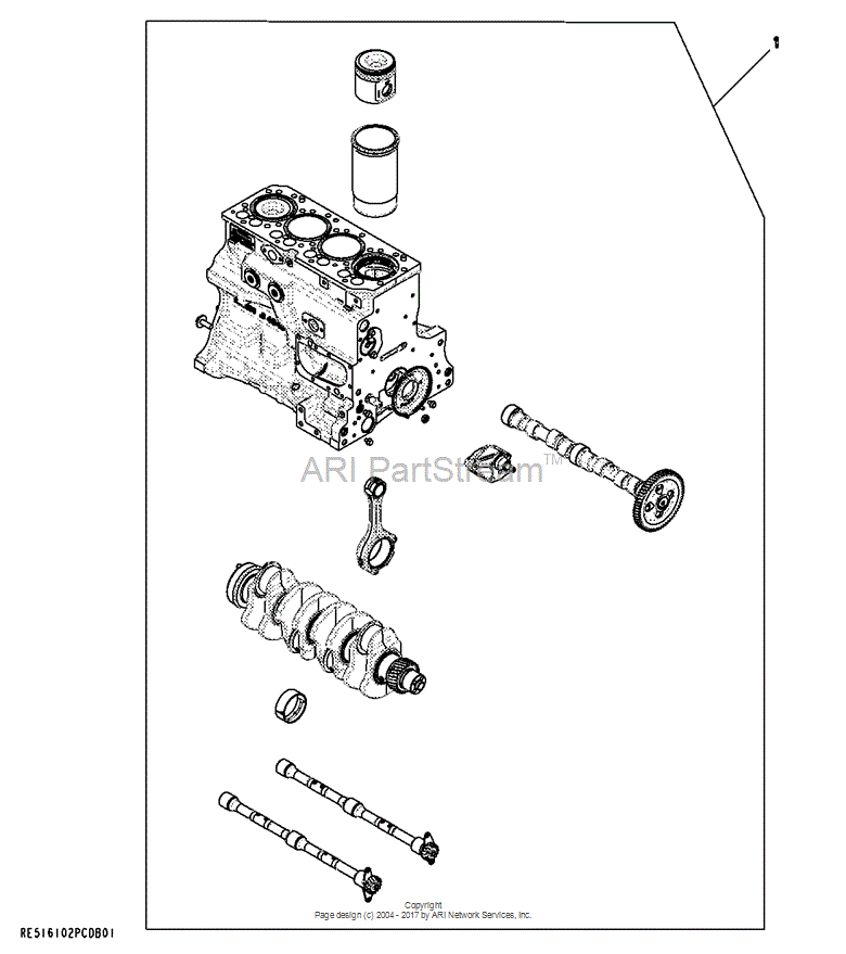 RE527299 - Kit - Engine OH fits JOHN DEERE | Price: $859.40 Stock: Ohio