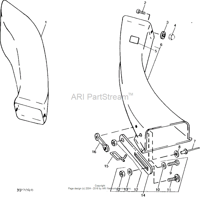 AM115972 - CHUTE fits JOHN DEERE | Price: $166.32