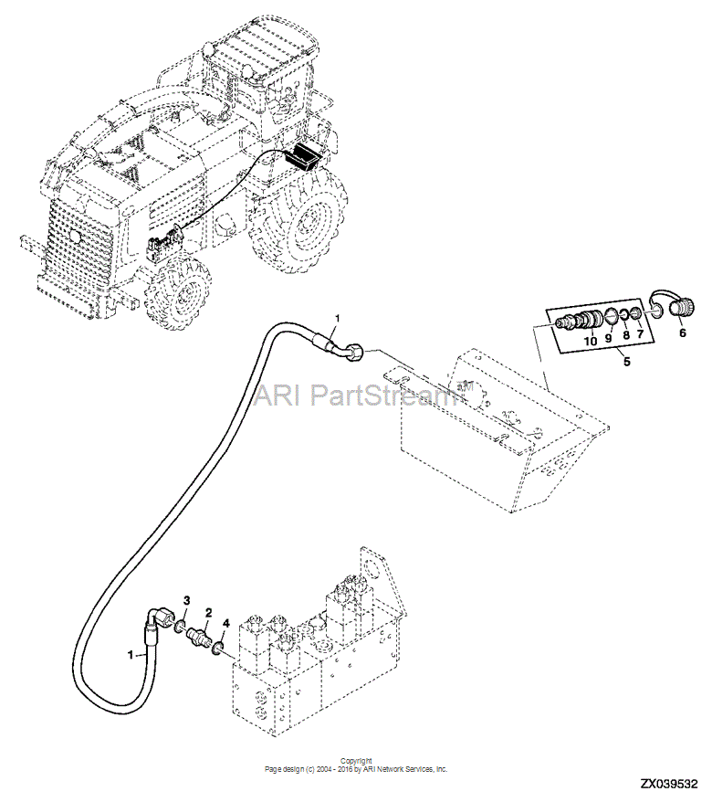 38H5002 - ADAPTER fits JOHN DEERE | Price: $9.56 Stock: Wisconsin