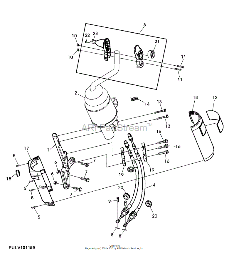 LVA13698 - HANDLE fits JOHN DEERE
