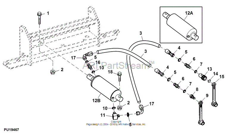 38H1003 - 90 FITTING fits JOHN DEERE | Price: $12.23 Stock: Wisconsin
