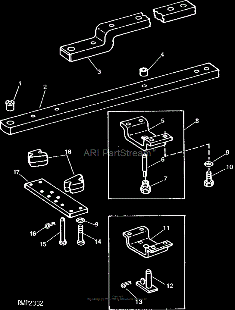 T21913 - SPACER fits JOHN DEERE