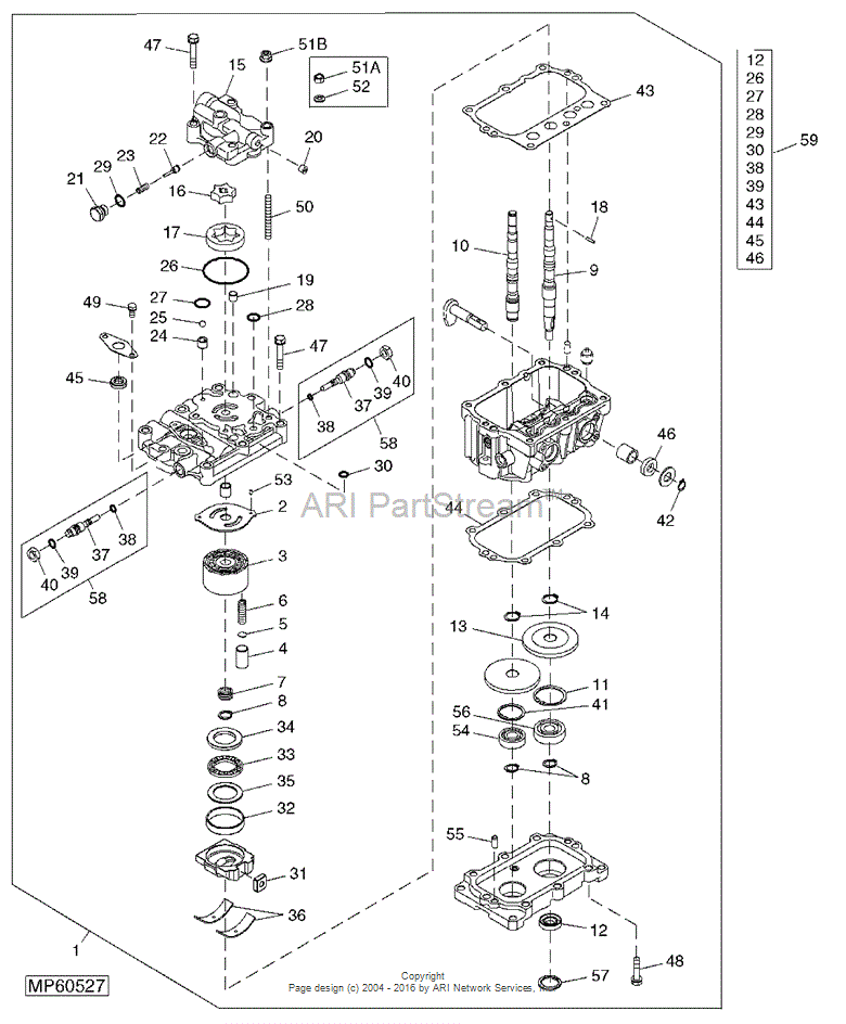 TCA18087 - HYDRAULIC PUMP fits JOHN DEERE
