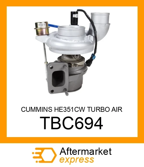 TBC694 - CUMMINS HE351CW TURBO AIR ACTUATOR AND CONTROL VALVE INCLUDED ...