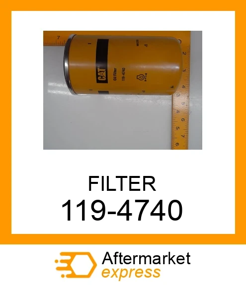 119-4740 - FILTER fits AGCO | Price: $17.33 Stock: Wisconsin