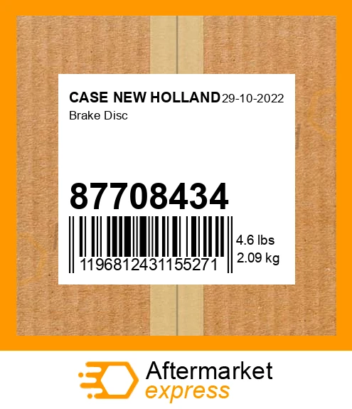 87708434 - Brake Disc fits CASE NEW HOLLAND | Price: $202.45