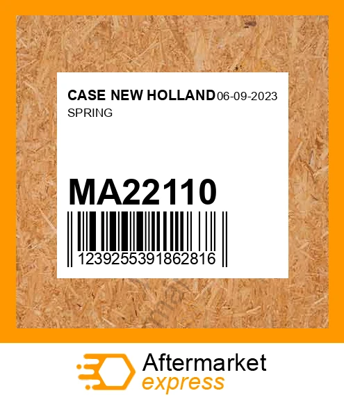 ma22110 - SPRING fits CASE NEW HOLLAND