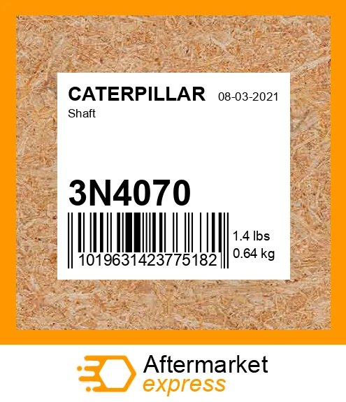 3N4070 - Shaft fits CATERPILLAR