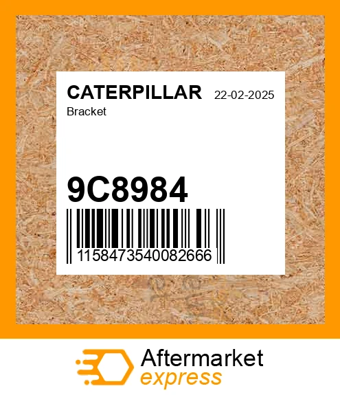 9C8984 - Bracket fits CATERPILLAR | Price: $27.72 Stock: Montana