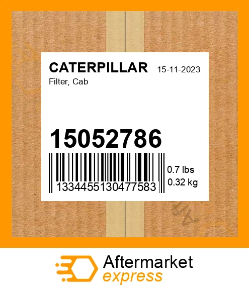 15052786 - Filter, Cab fits CATERPILLAR | Price: $32.67 Stock: Florida