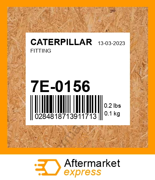 7E-0156 - FITTING fits CATERPILLAR | Price: $13.22