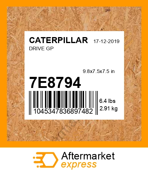 7E8794 - DRIVE GP fits CATERPILLAR | Price: $2,246