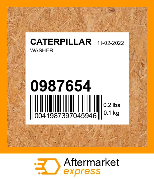 0987654 - WASHER fits CATERPILLAR
