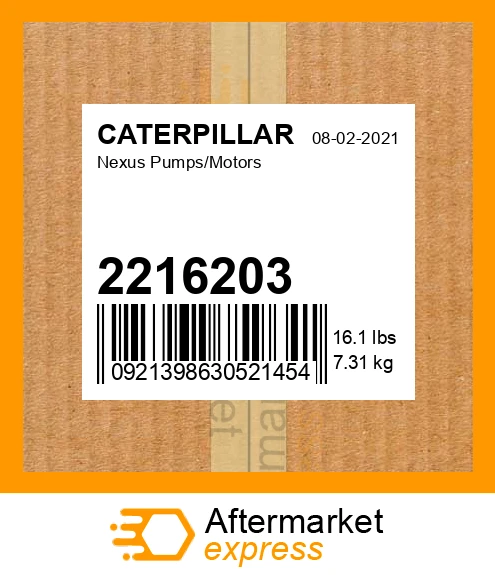 2216203 - Nexus Pumps/Motors fits CATERPILLAR