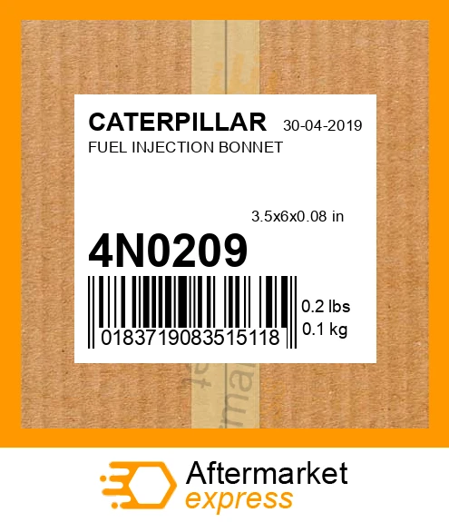 4N0209 - FUEL INJECTION BONNET fits CATERPILLAR | Price: $38.29 Stock ...