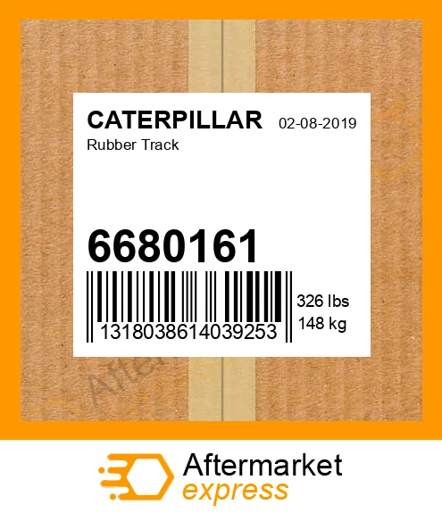 6680161 - Rubber Track fits CATERPILLAR | Price: $1,247 Stock: Kentucky