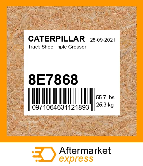 8E7868 - Track Shoe Triple Grouser fits CATERPILLAR