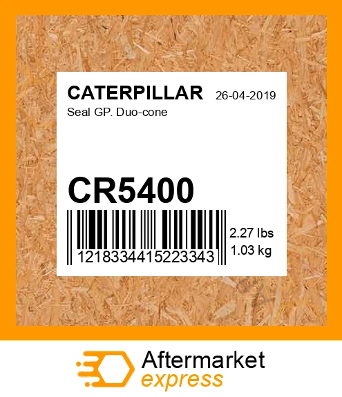 CR5400 - Seal GP. Duo-cone fits CATERPILLAR | Price: $92.07 Stock: Kentucky