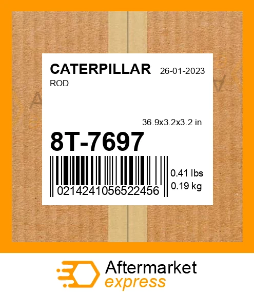 8T-7697 - ROD fits CATERPILLAR | Price: $7.34 Stock: Wisconsin