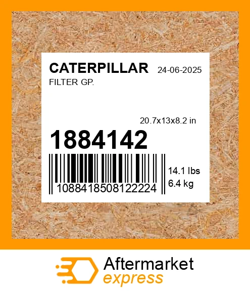 1884142 - FILTER GP. fits CATERPILLAR | Price: $470.41