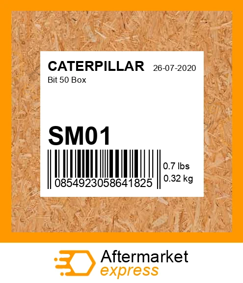 SM01 - Bit 50 Box fits CATERPILLAR | Price: $16.83