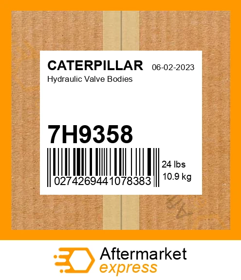 7H9358 - Hydraulic Valve Bodies fits CATERPILLAR