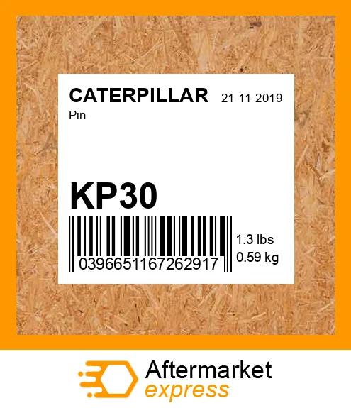KP30 - Pin fits CATERPILLAR | Price: $81.18 Stock: Kentucky