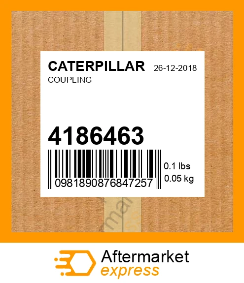 4186463 - COUPLING fits CATERPILLAR | Price: $48.69 Stock: Indiana