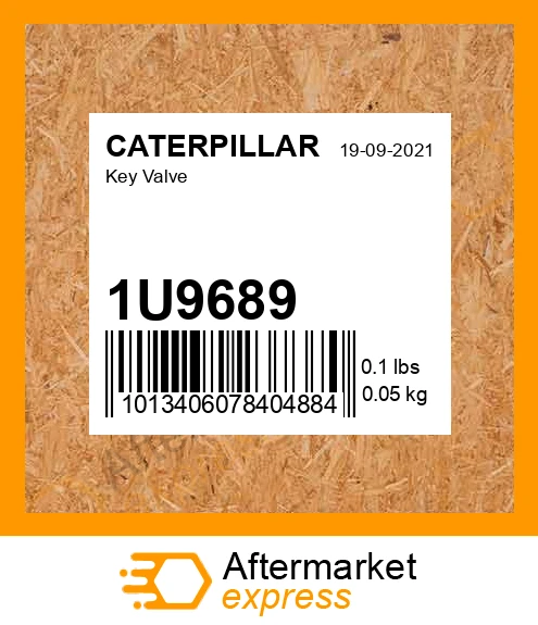 1U9689 - Key Valve fits CATERPILLAR