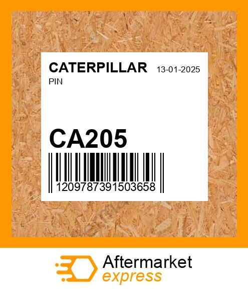 CA205 - PIN fits CATERPILLAR | Price: $32.11