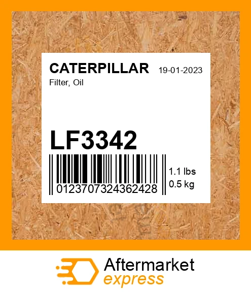 LF3342 - Filter, Oil fits CATERPILLAR | Price: $8.91 Stock: Florida