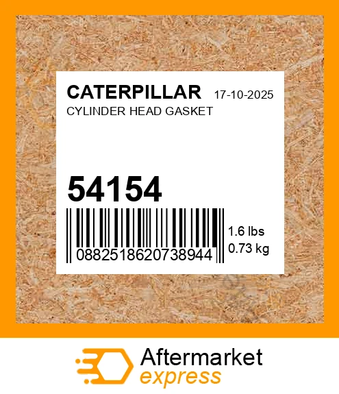 54154 - GASKET HEAD fits CATERPILLAR