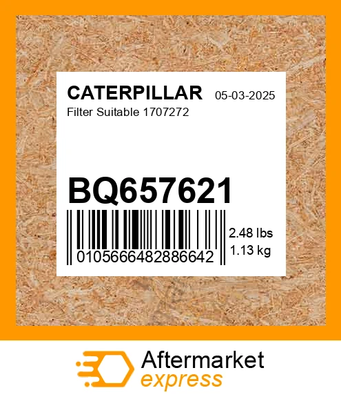 BQ657621 - Filter Suitable 1707272 fits CATERPILLAR | Price: $137.61 ...