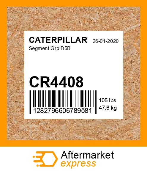 CR4408 - Segment Grp D5B fits CATERPILLAR | Price: $496.78 Stock: Florida