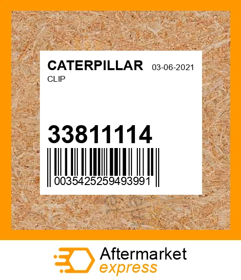 33811114 - CLIP fits CATERPILLAR